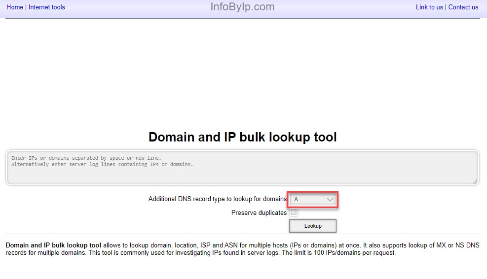 بازجویی از سرور با Reverse IP Lookup